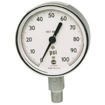 Ametek - US Gauge 1409-161949 3"Precision Test Gauge,100PSI 1/4"ANPT ...
