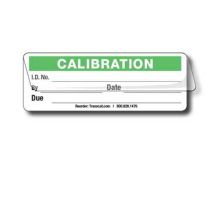 Transcat 5353C-BL Self-Laminating Calibration Labels, Blue | Transcat