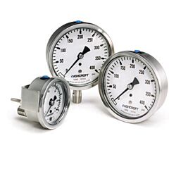 Ashcroft 100-1008SL-02L-600PSI 100mm Stainless Steel Gauge 600 psi ...
