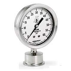 Ashcroft 35-1032-S-15L-60PSI 2.5" Sanitary Gauge 60 psi | Transcat