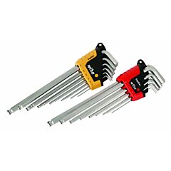 Wiha Quality Tool 66992 22pc.Inch & Metric Hex Key Sets(.050-3/8" & 1 ...