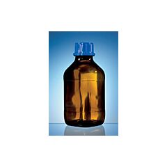 BRANDTECH Threaded bottle, amber, acrylate coated | Transcat