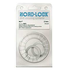 NORD-LOCK NL1" Wedge Locking Washers, 1", ID 1 1/10" | Transcat