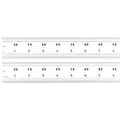 Starrett C416R-36 51510 36" Steel Rule, 16R Grads | Transcat