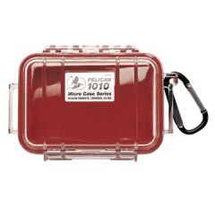 Pelican 1010-028-100 Micro Case Clear Red | Transcat