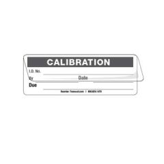 Transcat 5353C-B Self-Laminating Calibration Labels, Black | Transcat