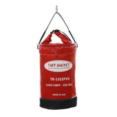 Tuff Bucket TB-1322PVR Red Vinyl Bucket Bag | Transcat