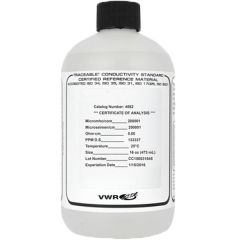 VWR Scientific 23226-650 Conductivity Solution,10umIsopropyl,Alcohol,Pk ...