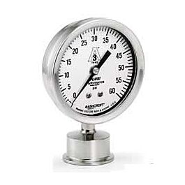 Ashcroft 35-1032-S-15L-60PSI 2.5" Sanitary Gauge 60 psi | Transcat