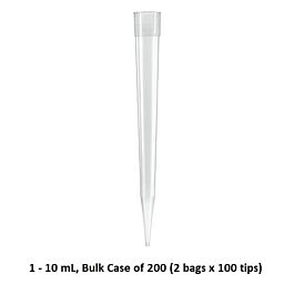BRANDTECH Pipette tips, 1-10mL, Bulk, case of 200 | Transcat