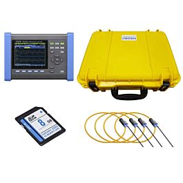 Hioki PQ3100-04-6000-7IN-KIT 4 x 6000A Flex Power Quality Analyzer Kit ...
