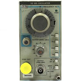 Used Tektronix SG505 Oscillator, 10 Hz-100Khz, plug-in | Transcat